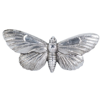 Antique Silver Butterfly Decorative Clip | DIY at B&Q