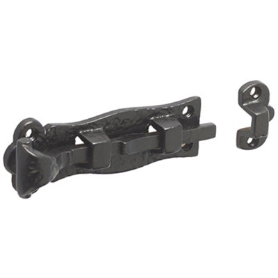 Antique Straight Bolts 125mm in Elegant Black Finish for Home Decor ...