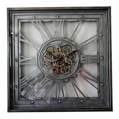 Antiques Wall Clock - L8 x W80 x H80 cm