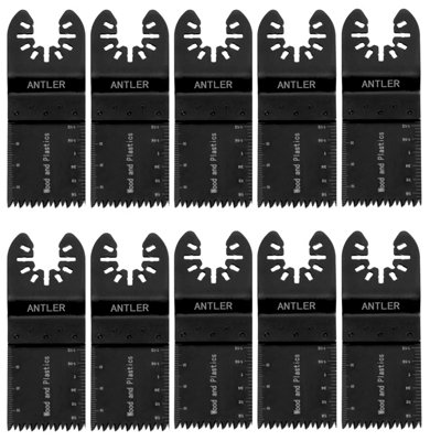 Antler QAB35CB10 10 Oscillating Multi Tool 35mm Coarse Blades Pack of ...