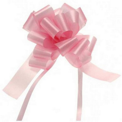 Apac 31mm Pull Bows Baby Pink (One Size)