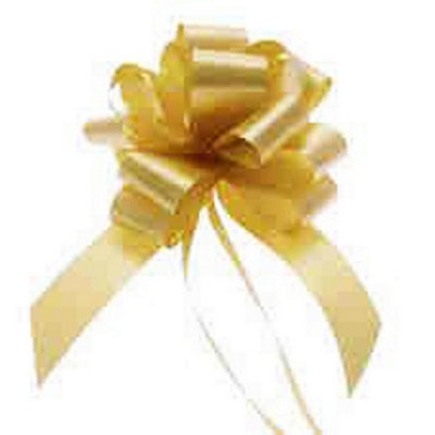 Apac 50mm Pull Bows (Pack Of 20) Gold (One Size)