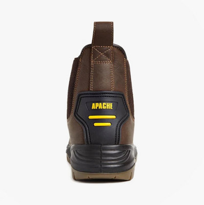 Apache AP715SM Safety Dealer Work Boots Brown (Sizes 5-13)