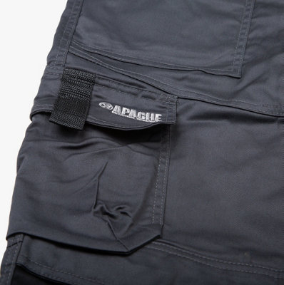 Apache ATS 3D Stretch Trade Work Trousers Grey - 32S