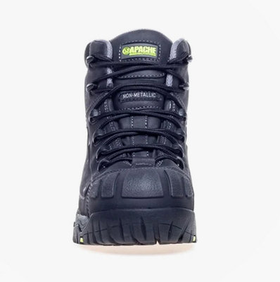 Apache MERCURY Waterproof Safety Work Boots Black (Sizes 3-13)