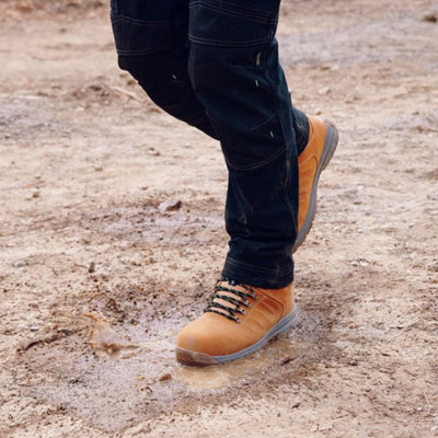 Apache Moose Jaw Waterproof Safety Work Boots Wheat (Sizes 5-13)