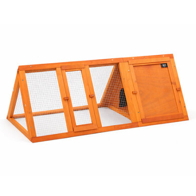 Apex Triangle Wooden Pet Run Portable Playpen Small Animal Enclosure ...