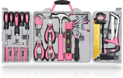 Apollo 71pc Home & Office DIY Tool Kit Set. Complete Household Tool Box ...