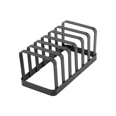 Apollo Flat Iron Toast Rack Black