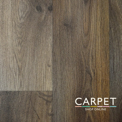 Apollo Narrow Plank Beige Oak Wood Effect Vinyl Floor 4.5m x 2m
