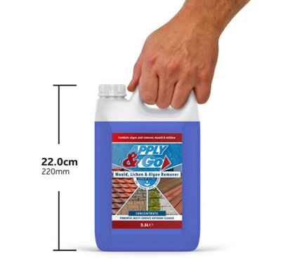 Apply & Go Patio & Decking Cleaner - 2.5L Concentrated Outdoor Mould ...