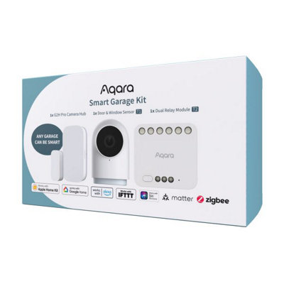 Aqara Smart Garage Kit Smart Garage Door Control & Security Bundle with ...