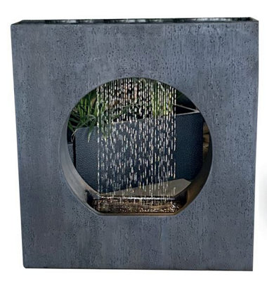 Aqua Creations Dawn Fountain Solar Water Feature with Protective Cover