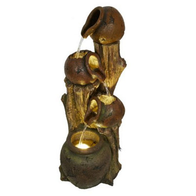 Aqua Creations Marlborough Pouring Pots Solar Water Feature