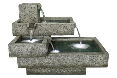 Aqua Creations Oakland Stacked Troughs Mains Plugin Powered Water ...