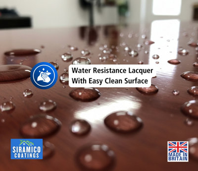 Aqua Lacquer - Clear Gloss - 1 Litre - waterbased, no odour, multi ...