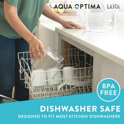 Aqua Optima Oria Water Filter Jug & 6 Evolve+ Filter Cartridges 2.8L ...