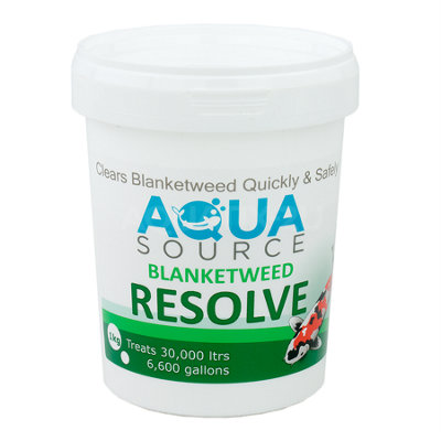 Aqua Source Blanketweed Resolve 1kg Pond Green Clear Water Treatment ...