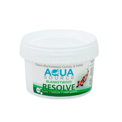 Aqua Source Blanketweed Resolve 250g Pond Green Clear Water Treatment ...