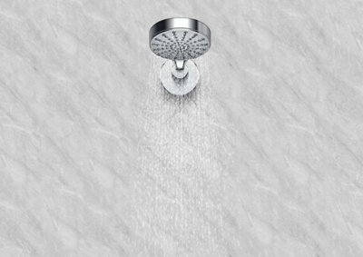 Aquabord PVC T&G 3x Shower Wall Panels Bundle - Light Grey Marble ...