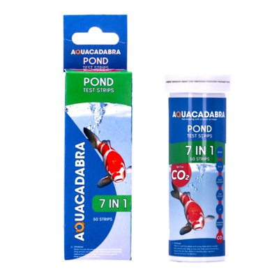 Aquacadabra Chlorine Pond Ph Hardness Water Test Kits 50 Strips 7 in 1