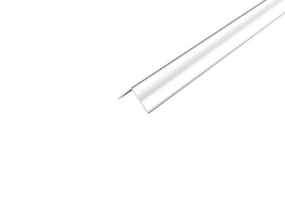 Aquaclad Bathroom Cladding - External Corner (20mm) - Silver Chrome for 8mm