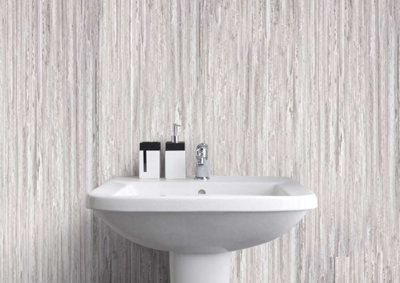 Aquaclad Bathroom Cladding - Grey Driftwood (Matt) 2.6m - Offer ...