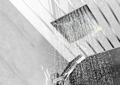 Aquaclad White and Silver 2.6m Ceiling Panels - Offer includes fixing ...