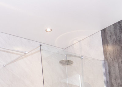 Aquaclad White Satin 2.8m Ceiling Panels - Offer includes fixing screws ...