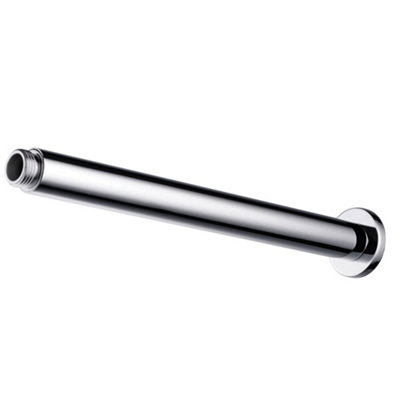 Aquadart Equate Long Round Ceiling Mounted Shower Arm 221mm Chrome Finish