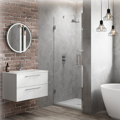 Aquadart Venturi Enclosure Single Recess Shower Glass Door Bathroom 900m