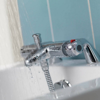 Aqualisa MD100BSM Midas 100 Thermostatic Bath Shower Mixer Chrome