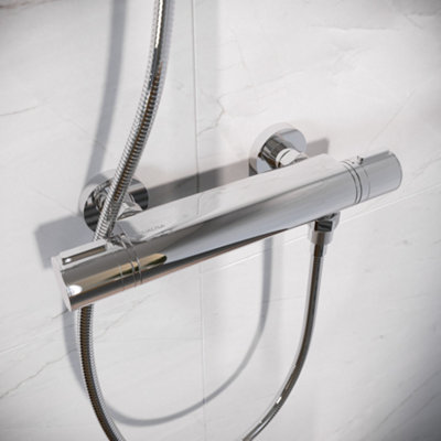 Aqualisa MD110S Midas 110 Thermostatic Bar Valve Mixer Shower Chrome