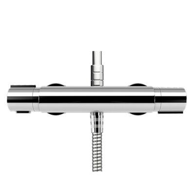 Aqualisa MD110SC Midas 110 Safe Touch Thermostatic Dual Outlet Column ...