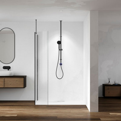 Aqualisa Smart Glo Exposed Digital Shower - Black (Gravity Pumped)