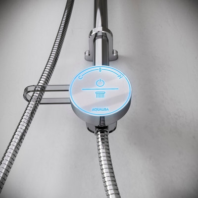 Aqualisa Smart Glo Exposed Digital Shower (Gravity Pumped)
