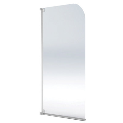 Aqualux AQUA3 750x1375 Half Framed Bathscreen