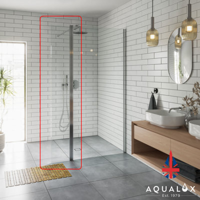 Aqualux Easy Fit 300mm Retro-Fit Flipper Panel