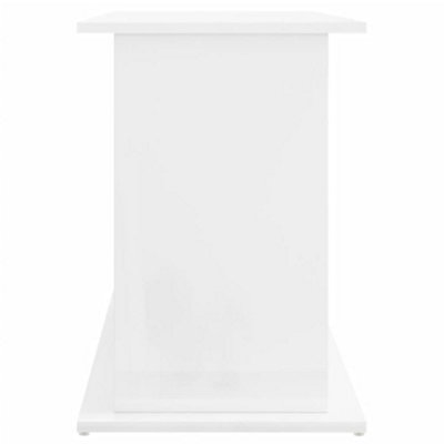 Aquarium Stand High Gloss White 101x41x58 cm Engineered Wood