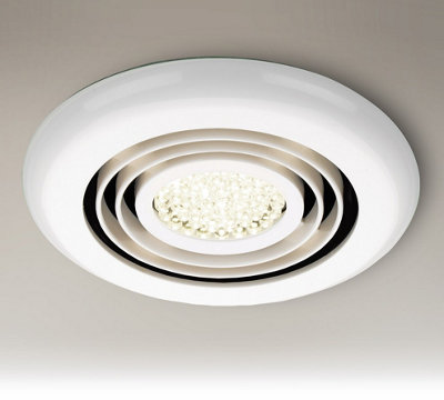 Aquarius Hurricane Inline Fan With Warm White LED Light AQ340T