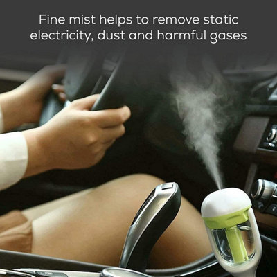Aquarius Portable Car Humidifier & Aroma Diffuser - 25ml per Hour (Green)