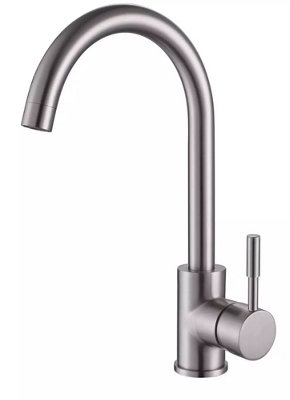 Aquarius TrueCook Series 92 Brushed Stainless Steel Single Lever ...