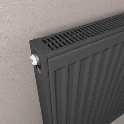 Aquarius Type 21 Compact Panel Radiator 600 x 1800 Matt Anthracite AQ250126