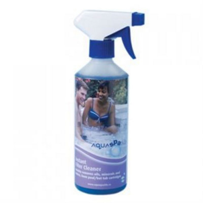 AquaSPArkle Spa Instant Filter Cleaner 12 X 0.5 litre Jacuzzi Spa clean