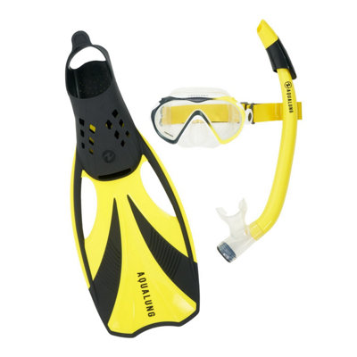 Aquasphere Childrens/Kids 2024 Snorkel Set Yellow (S)