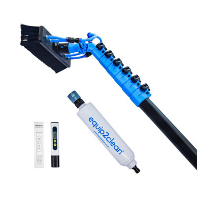 Aquaspray Bundle Kit - 30ft Water-fed Telescopic Extendable Window ...