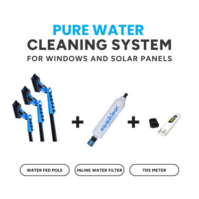 Aquaspray Bundle Kit - 30ft Water-fed Telescopic Extendable Window ...