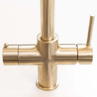 Aquatap Pro Gold C-Shape 4-in-1 Instant Boiling Water Tap