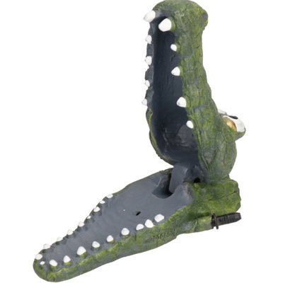 Aquatic Aquarium Decor Bubbling Action Alligator Fish Tank Ornament ...
