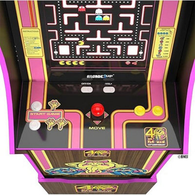 Arcade1up Ms. Pac-Man 40th Anniversary 10-in-1 Arcade Machine